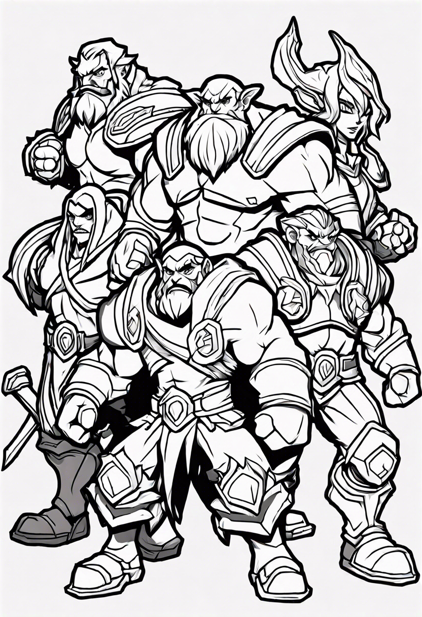 1 League Of Legends Coloring Pages | ColorBliss