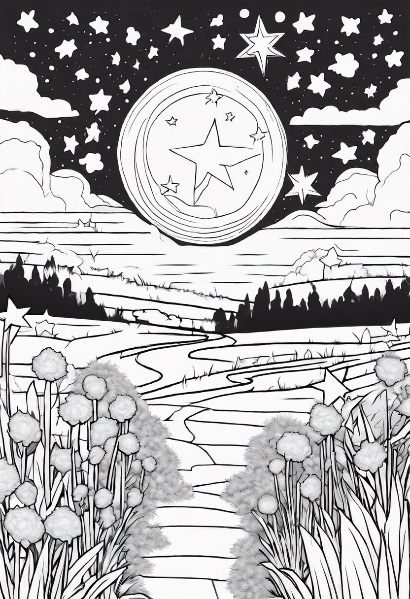 43 Star Coloring Pages | ColorBliss