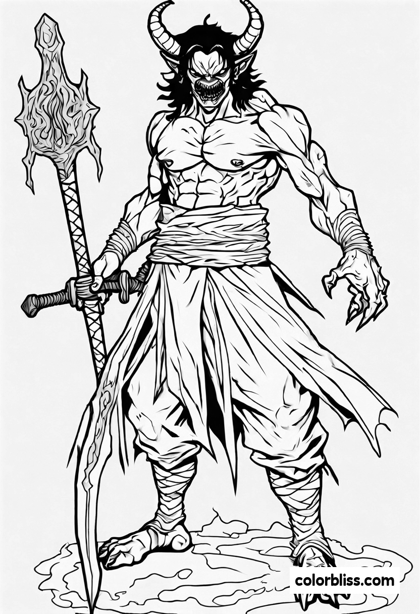 1 Demon Slayer Coloring Pages | ColorBliss