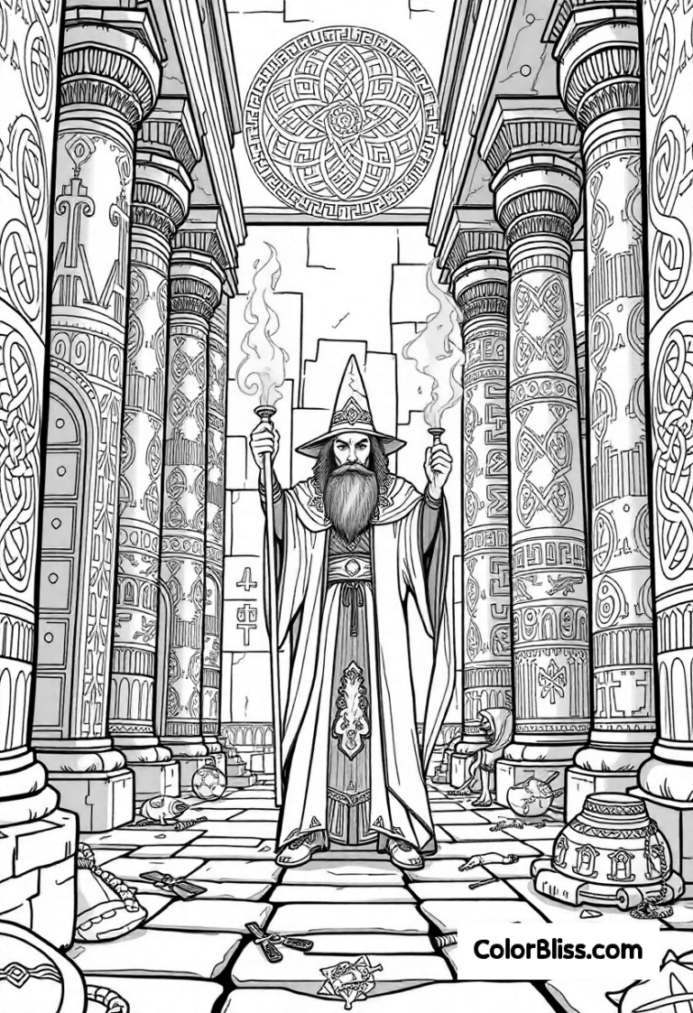 How to make a coloring page