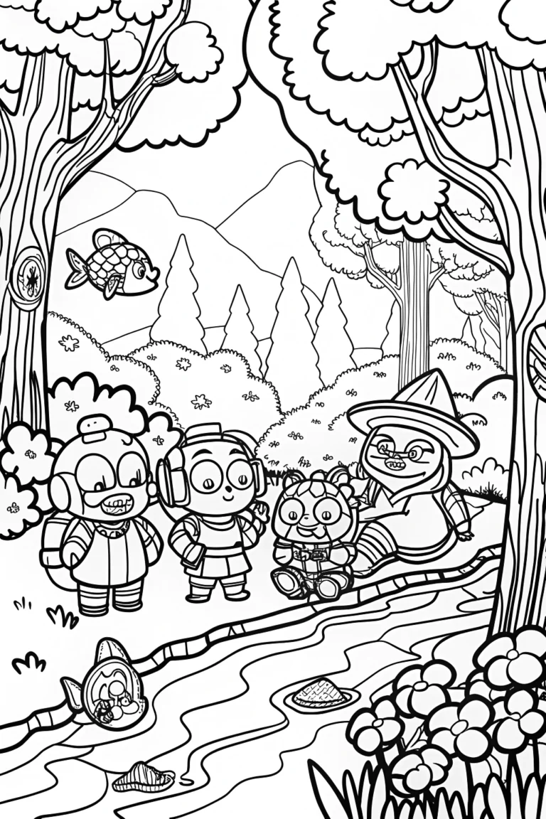 League of Legends Champion's Circle Coloring Page - Free & Printable