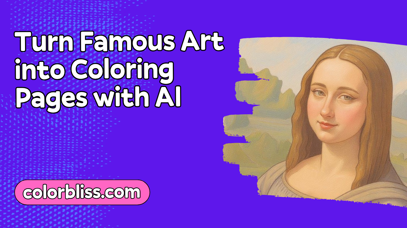 Turn Famous Art into Coloring Pages with AI (and Try It on Your Own ...