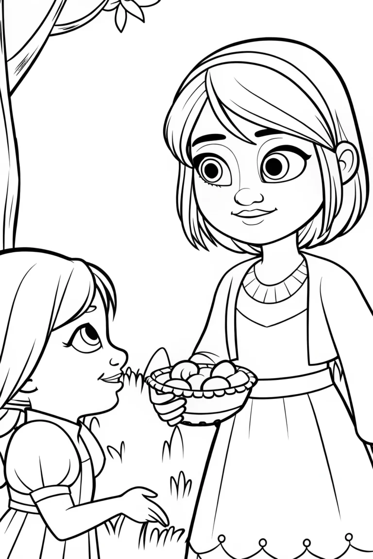 Mirabel's enchanted seed swap Coloring Page - Free & Printable