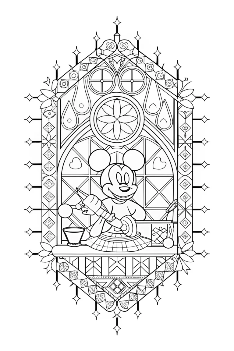 Mickey Mouse potion quest Coloring Page - Free & Printable