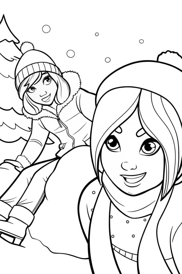 League of Legends winter fun Coloring Page - Free & Printable