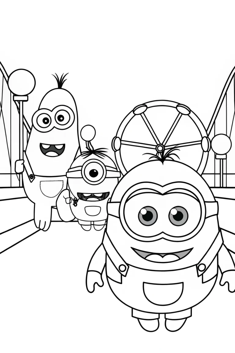 Venom's friendly monster parade Coloring Page - Free & Printable