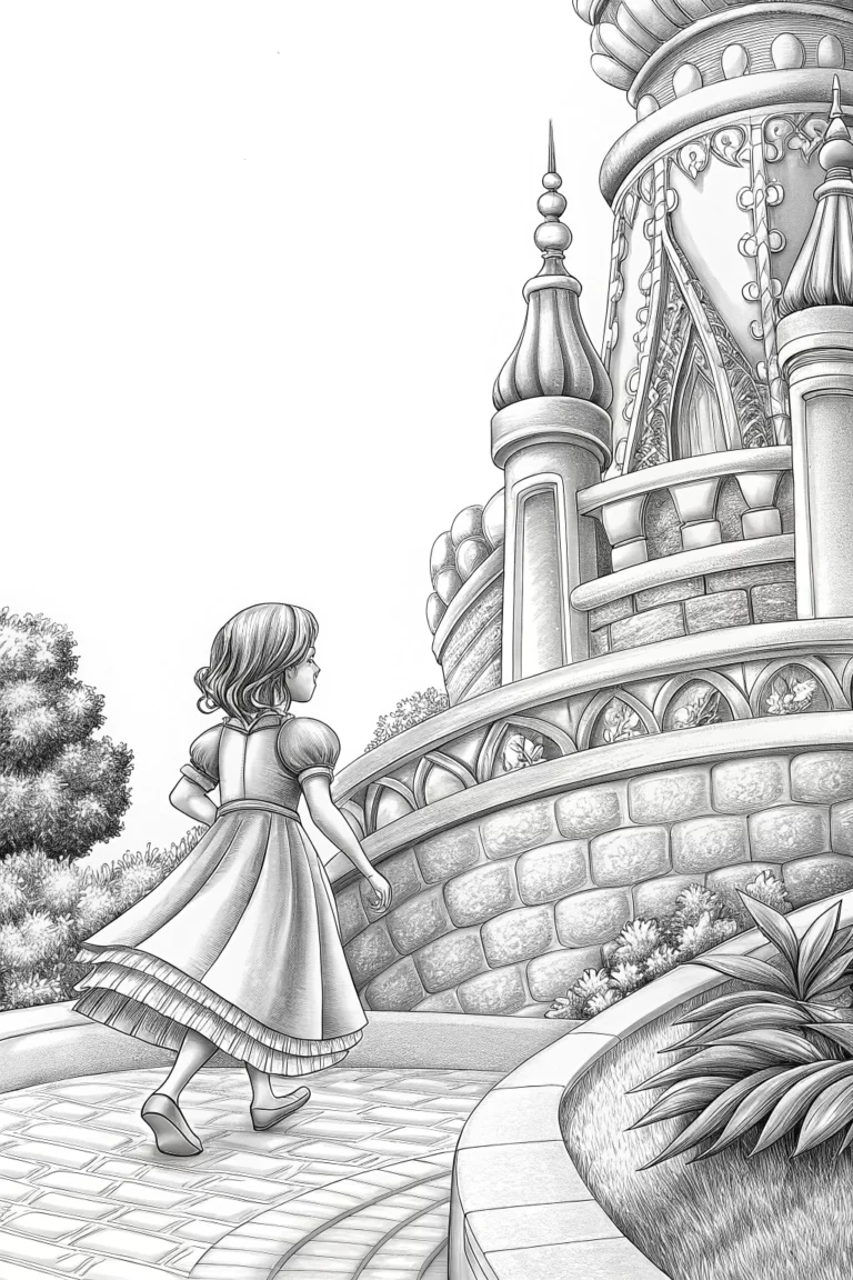 Mirabel's magical time travel Coloring Page - Free & Printable